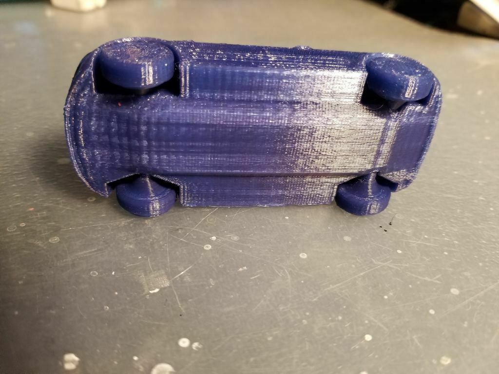 Free 3D file Print in place with moving wheels small cooper・3D ...