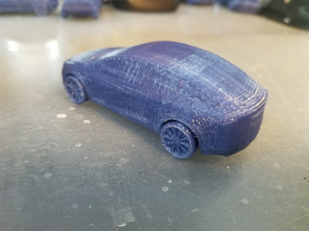 Free 3D file Tesla Model X print in place with moving wheels・3D printer ...