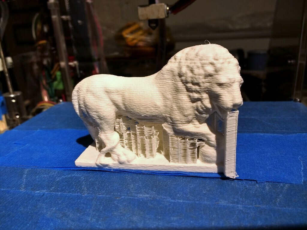 Archivo 3D gratis Lion statue, Compiègne 🦁・Modelo imprimible en 3D para ...