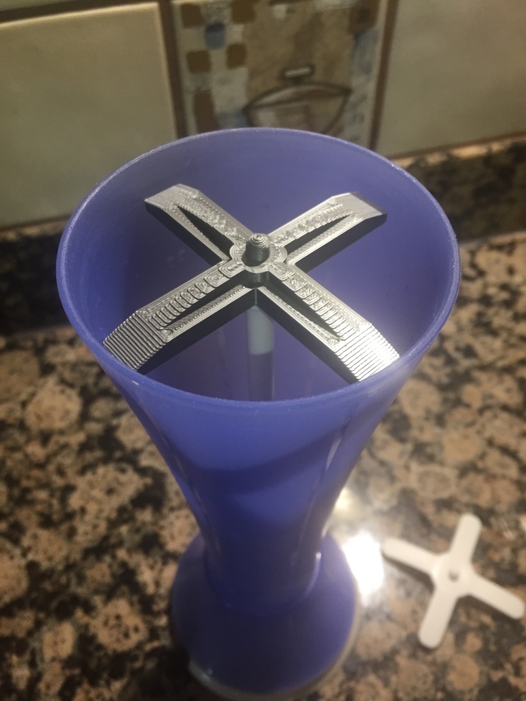 Fichier 3D gratuit Moulin à sucre Tupperware croix ⚙️・Design imprimable ...