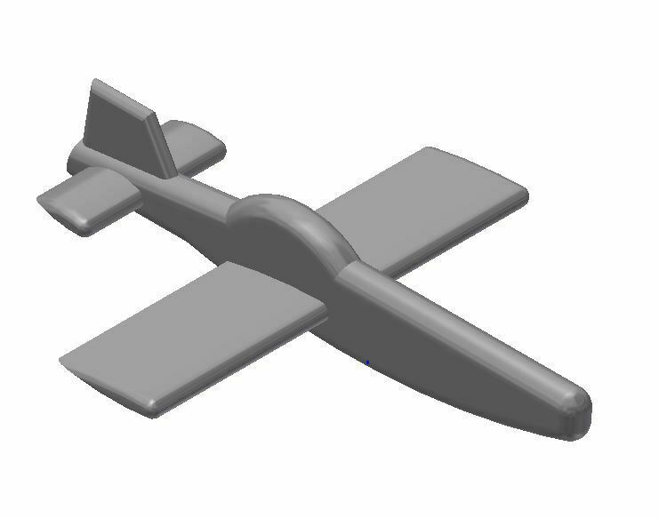 Free 3D file model plane・3D printing idea to download・Cults