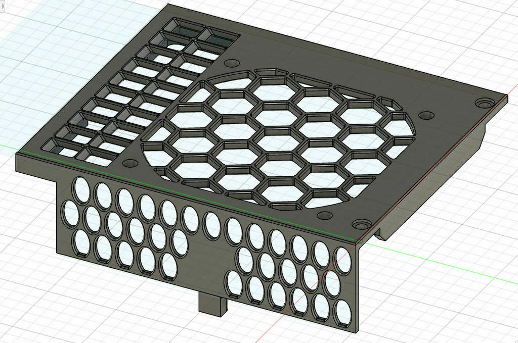 Free 3D file Ender 3 v2 Mainboard Cover 80mm silent fan・3D printer ...