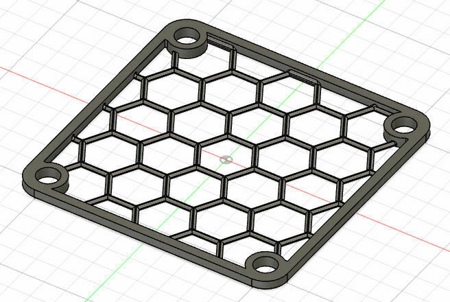 Free 3D file 60mm Fan Guard, minimal・3D printable design to download・Cults