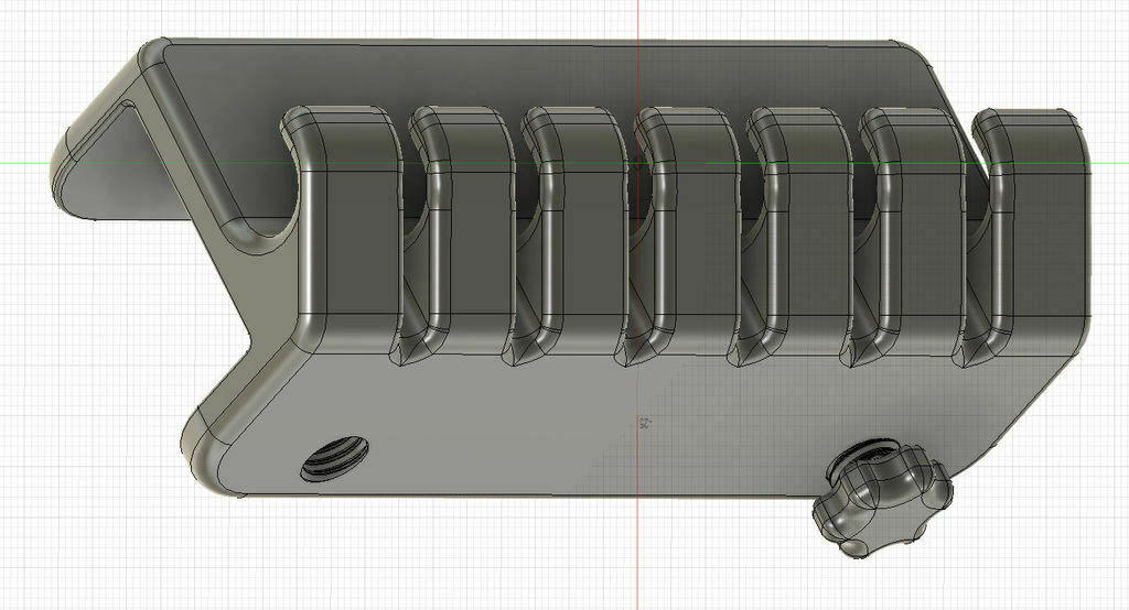 Free 3D file Cable Organizer Clamp, Vertical 🔌・Model to download and 3D ...
