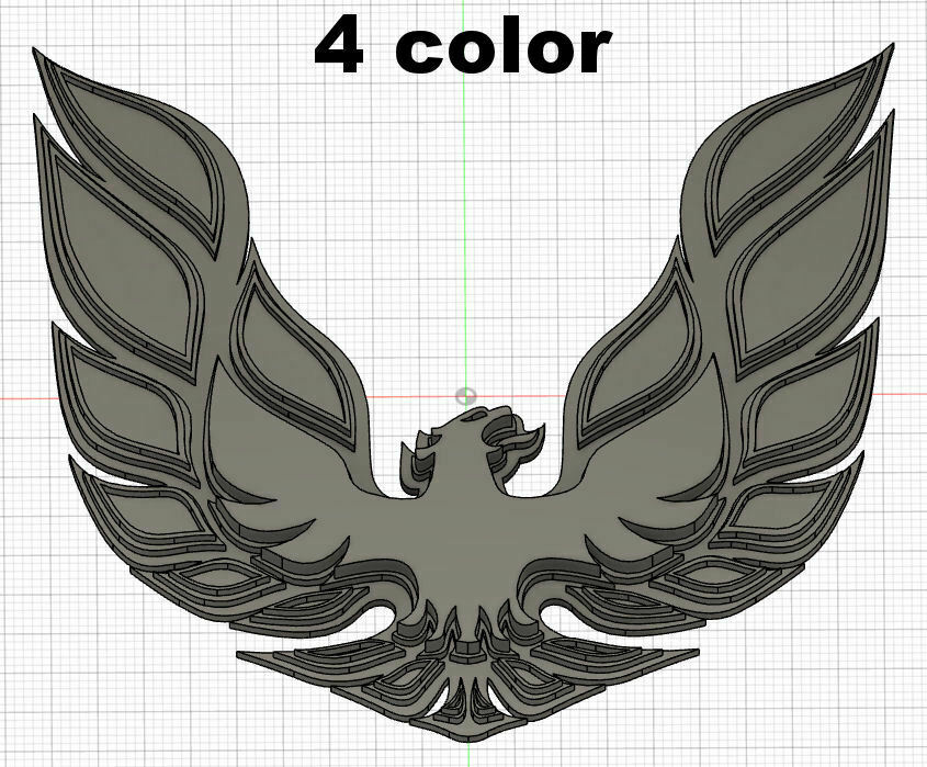 Free 3D file Firebird logo・Object to download and to 3D print・Cults