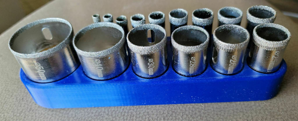 Free 3D file Temu diamond hole saw bits holder・3D printable object to ...