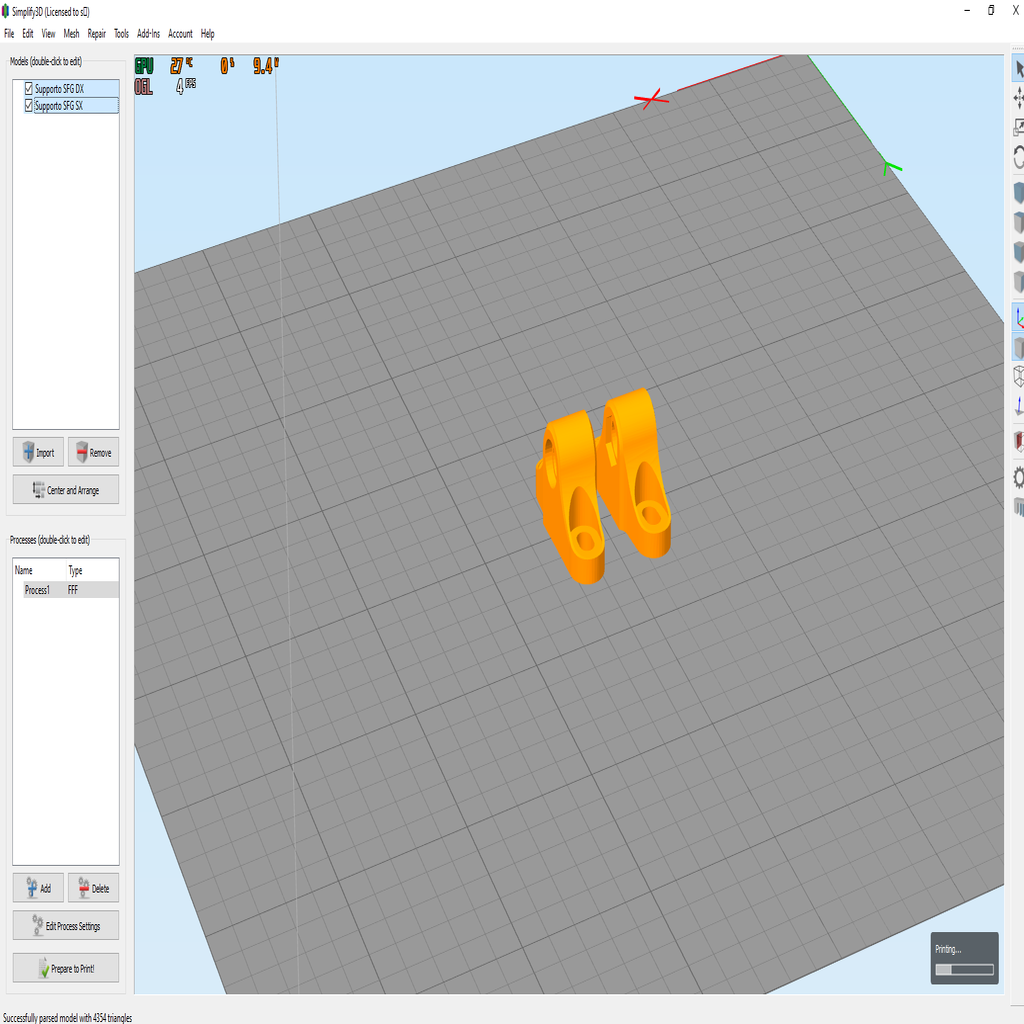 Free 3D file SFG Supports (Racer)・3D print design to download・Cults
