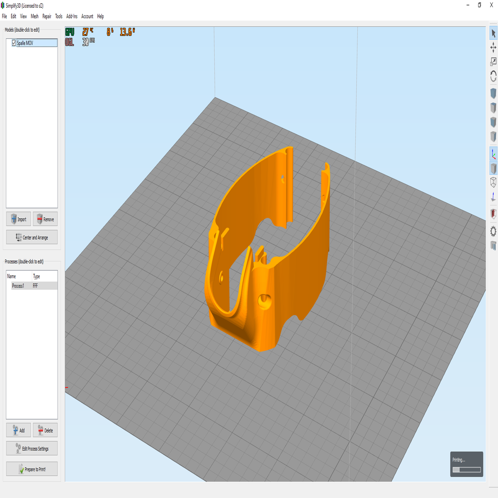 Free 3D file MOV's Enclosure (Racer)・3D printing design to download・Cults