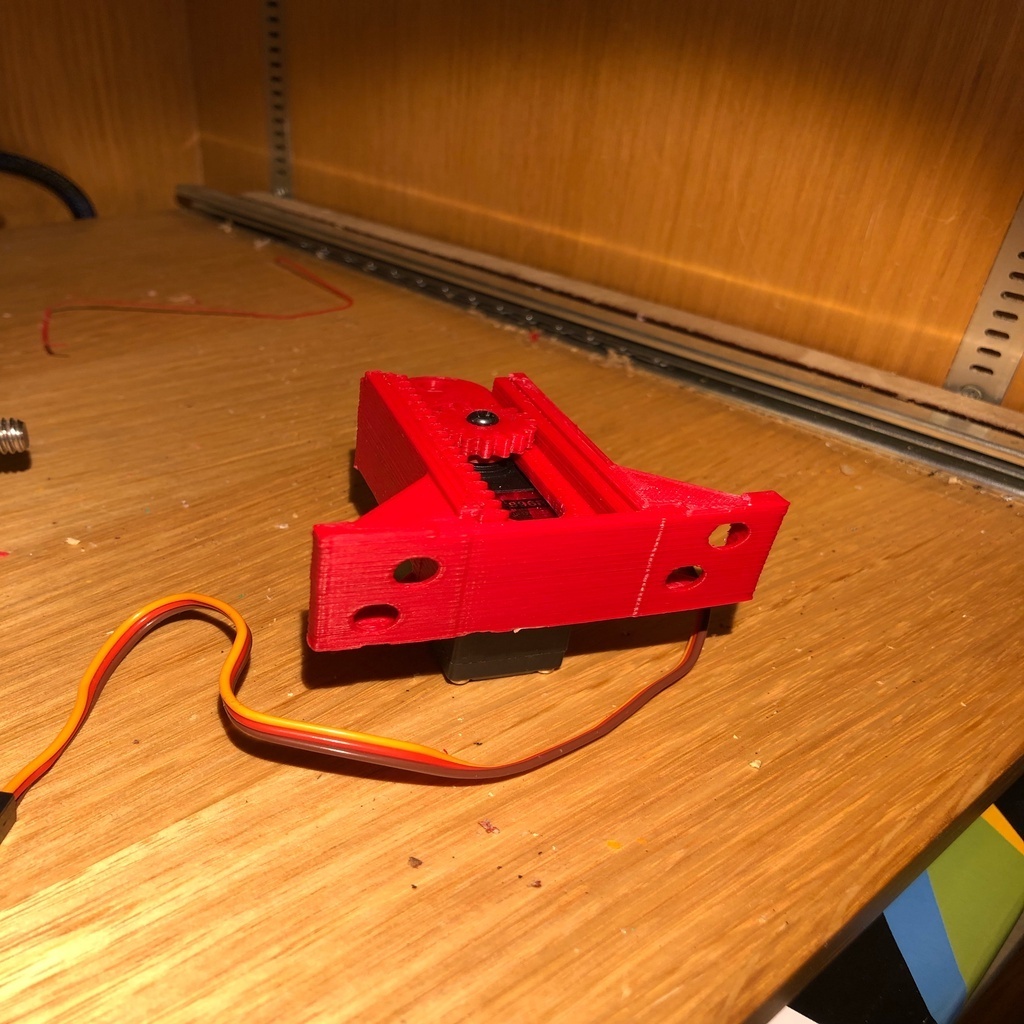 Free 3D file Servo Linear Actuator 🤖・3D printing idea to download・Cults