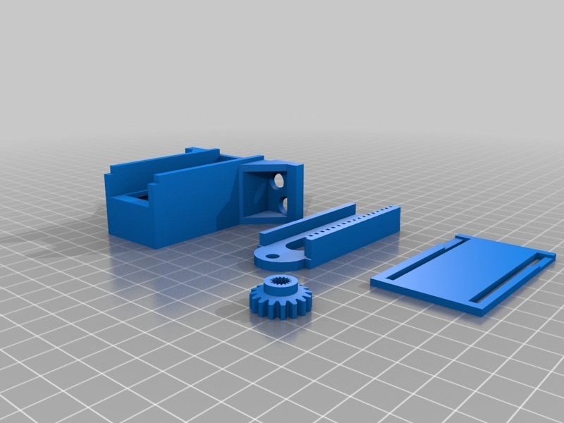 Free 3D file Servo Linear Actuator 🤖・3D printing idea to download・Cults