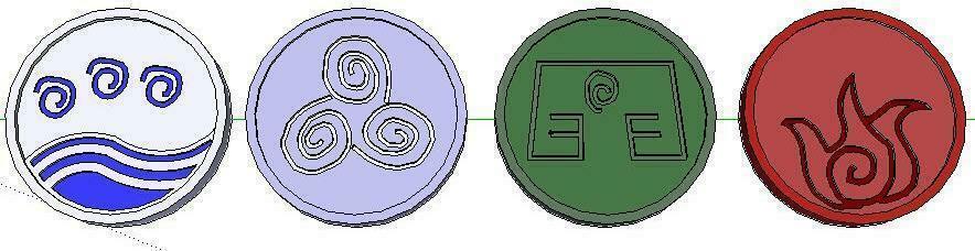 Archivo 3D gratis Monedas Avatar Element・Diseño de impresora 3D para ...