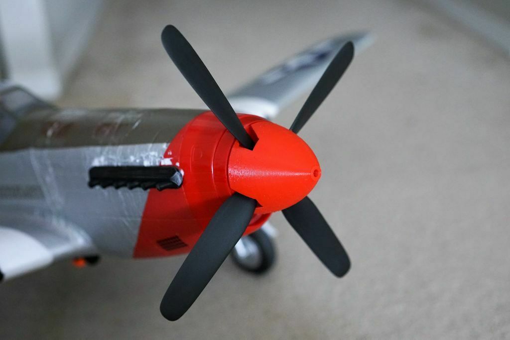 Free 3D file E-flite P-51D Mustang 1.2m stock 10.5 inch 4 blade spinner ...