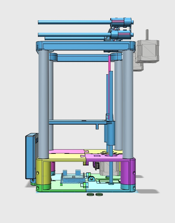 Free 3D file almost fully printable 3d printer WIP 🖨️・3D print design ...