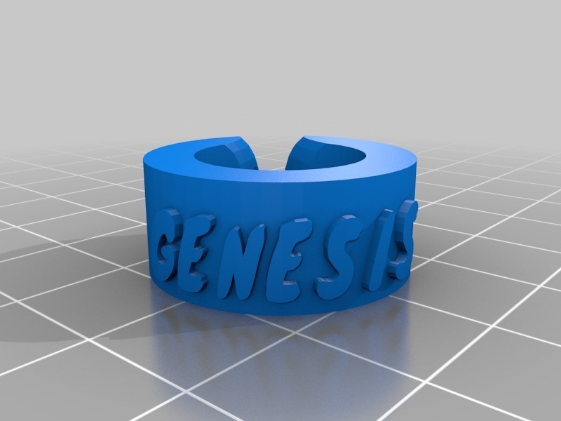 Free 3D file Gen's ring・3D print model to download・Cults