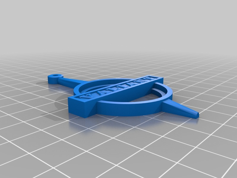 Free 3D file SV1 Valiant boot emblem keyring 👢・3D printer design to ...