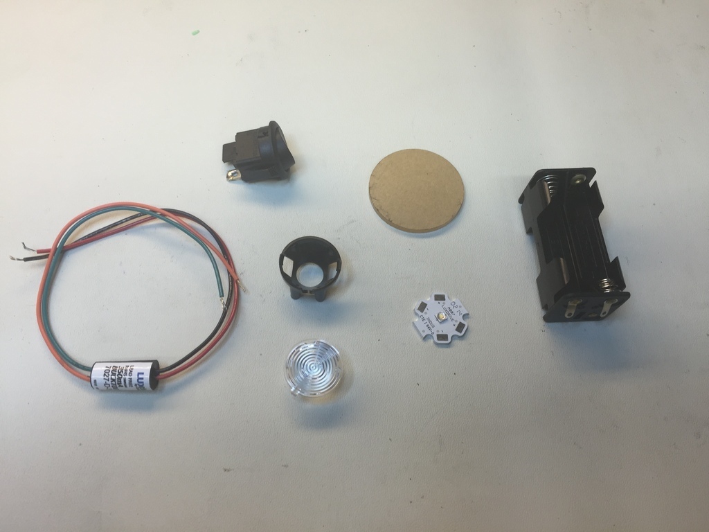 Free 3D file High Output LED Flashlight・3D print model to download・Cults