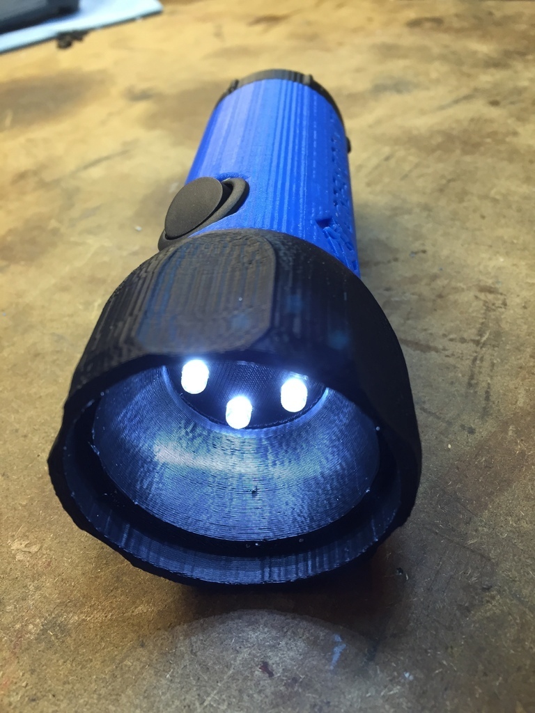 Free 3D file Flashlight V1.0・3D printer model to download・Cults