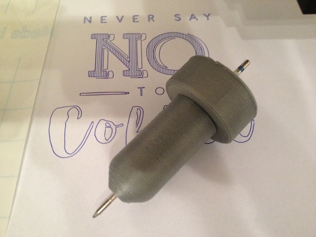 Free 3D file CNC Pen・Model to download and 3D print・Cults