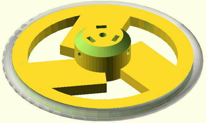 Free 3D file Parametric Robot Wheel (Spiral) 🤖・3D print object to ...