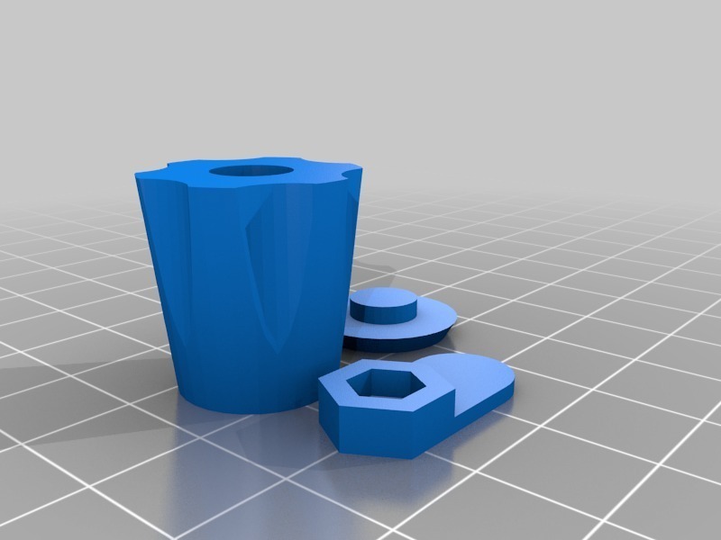 Free 3D file Knob with Latch (Parametric) 🚪・3D printable design to ...