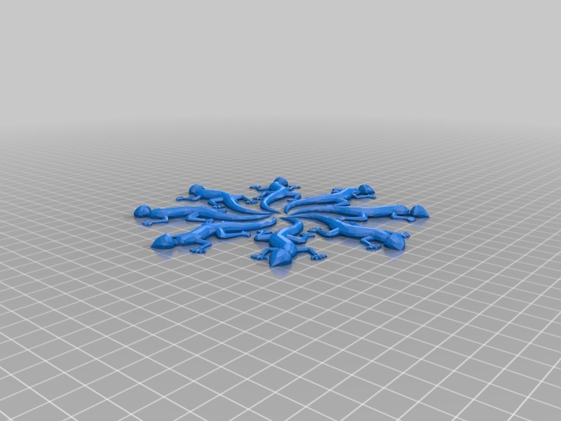 Free 3D file A Gekko - Fixed, Simplified, and Plated 🎨・3D print design ...