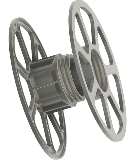 STL file Master spool (1kg & 2kg)・3D printer model to download・Cults