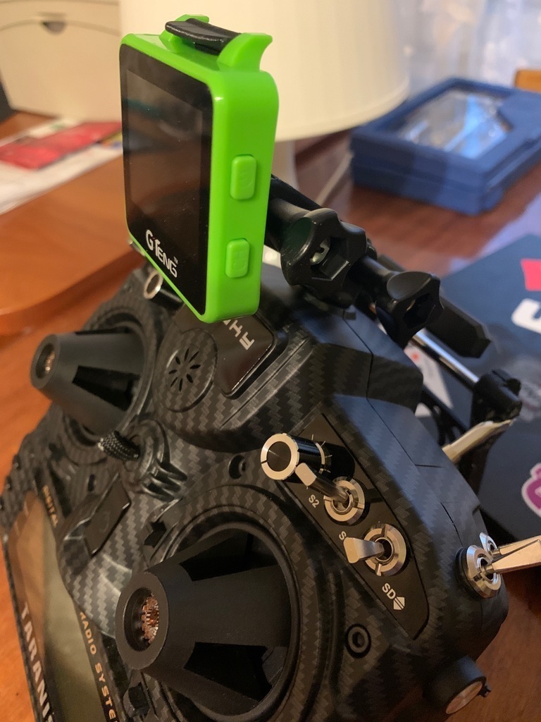 Free 3D file Taranis x9d 2019 SE GoPro FPV gteng mount・3D printing design to download・Cults