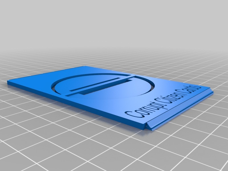 Free 3D file Descent 2 - Corrupt Citizen Cards FFG Green 95x60x7 ...