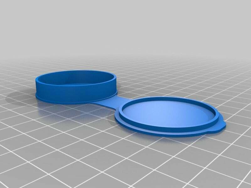 Free STL file Lens Case (Round) 41cm・3D printer design to download・Cults