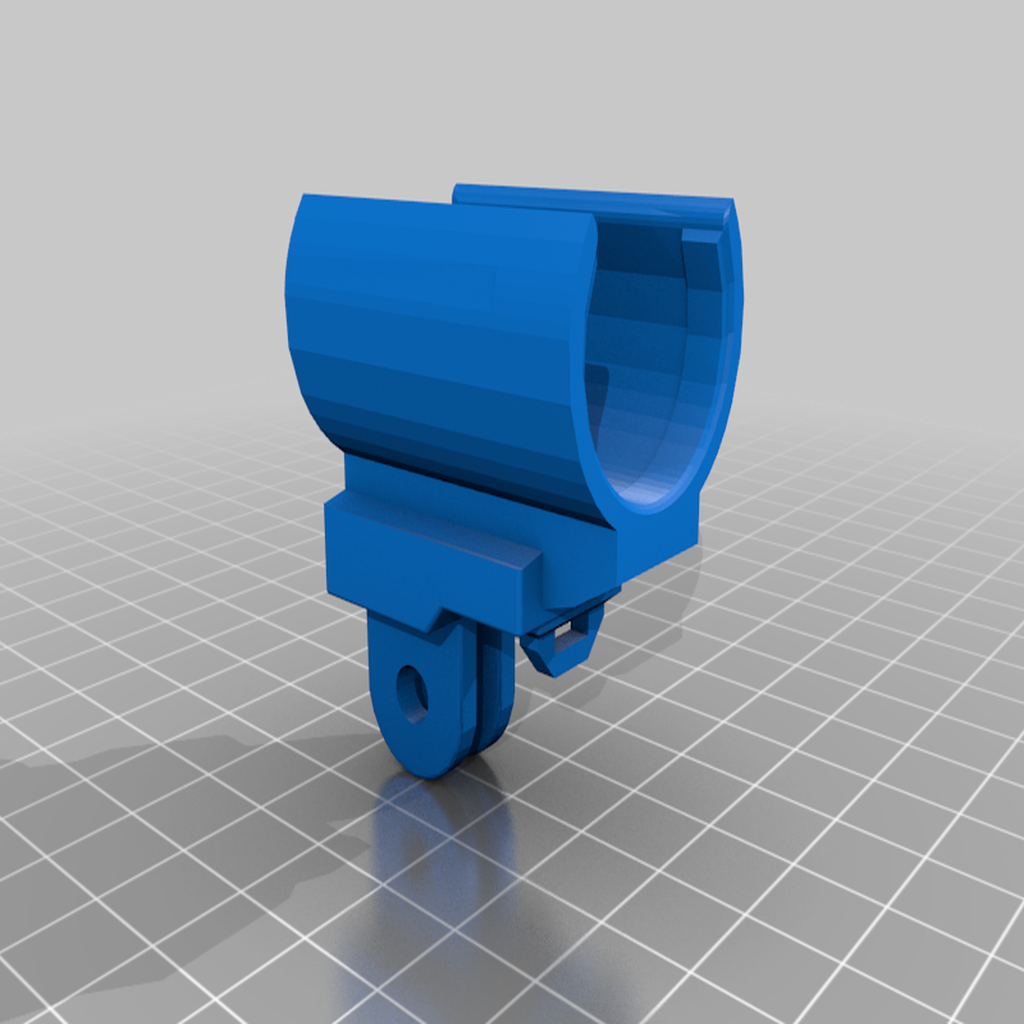 Free 3D file BLF A6 Flashlight Go Pro Mount 🔦・3D printable design to ...