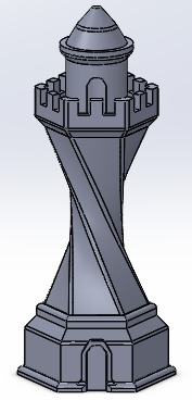 Free 3D file Lofted Hexagonal Tower・3D printing design to download・Cults