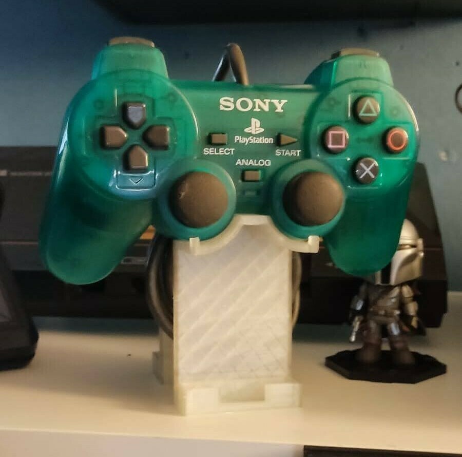 3D file Playstation 2 controller stand with Memory Card slot 🎮・3D ...
