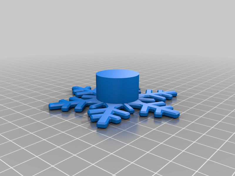 Free 3D file Stamp Snowflake for Window Christmas・3D printing template ...