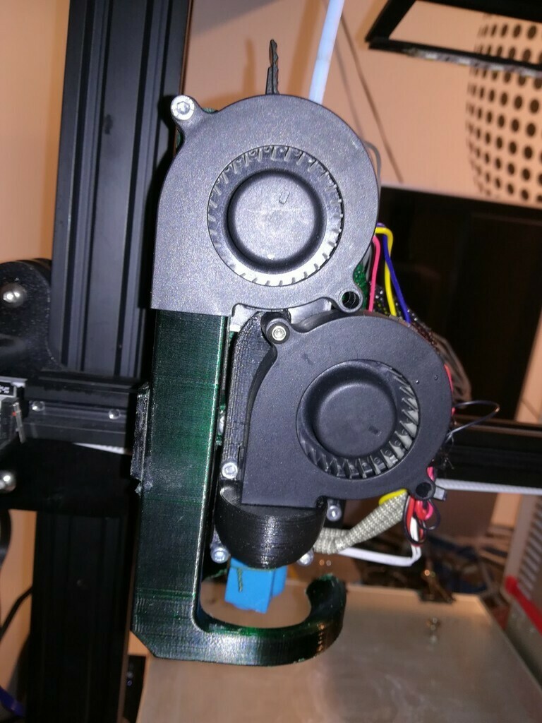 Free 3D file Ender 3 direct Titan Extruder with E3D Volcano hotend and ...