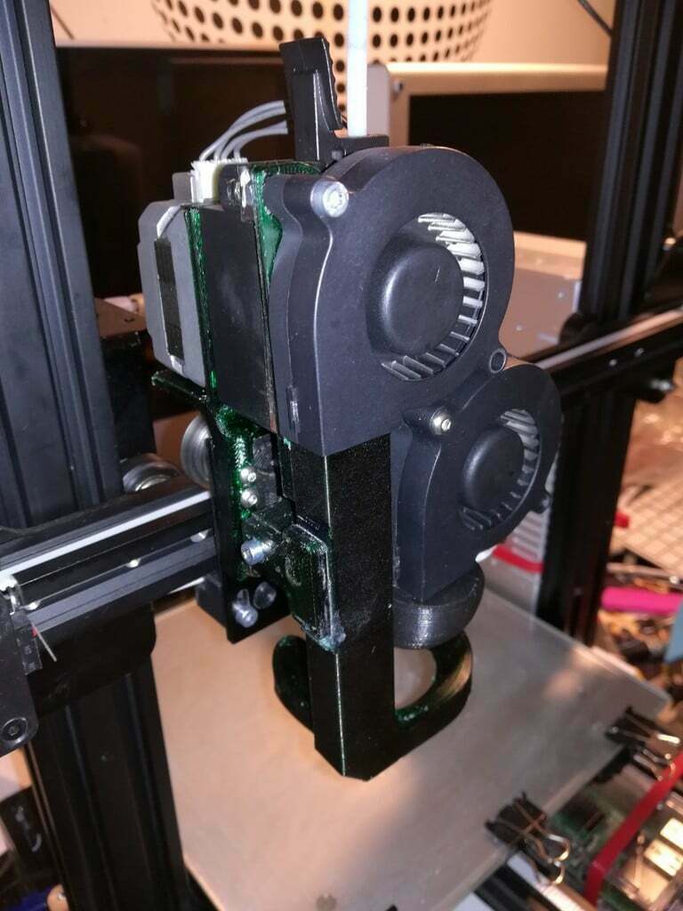 Free 3D file Ender 3 direct Titan Extruder with E3D Volcano hotend and ...