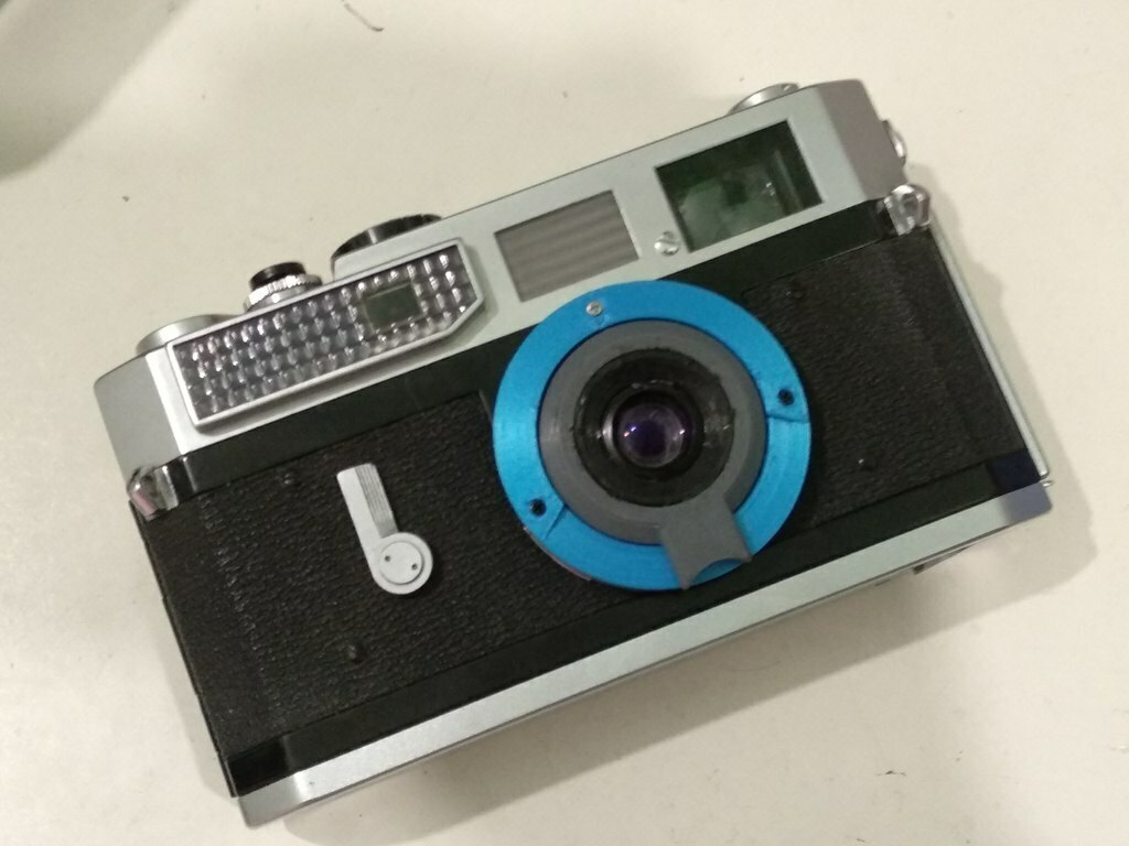 Free 3D file P&S Compact camera lens conversion adaptor to M39 LTM with ...