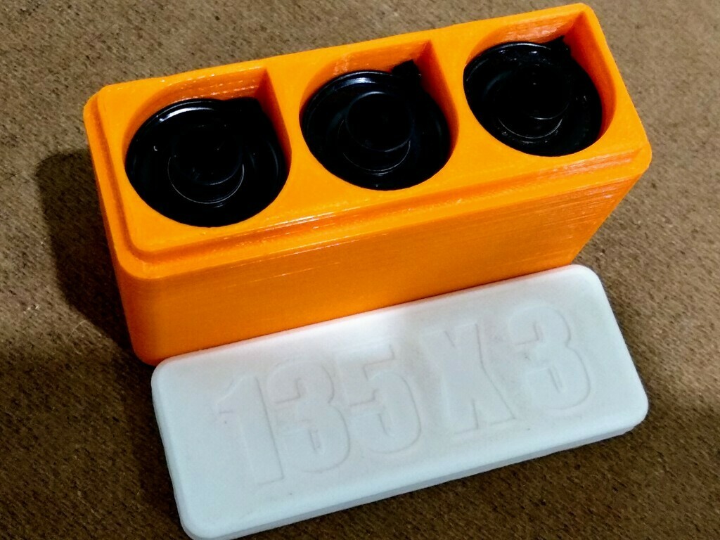 Free 3D file 135 35mm x3 film case・3D printable object to download・Cults
