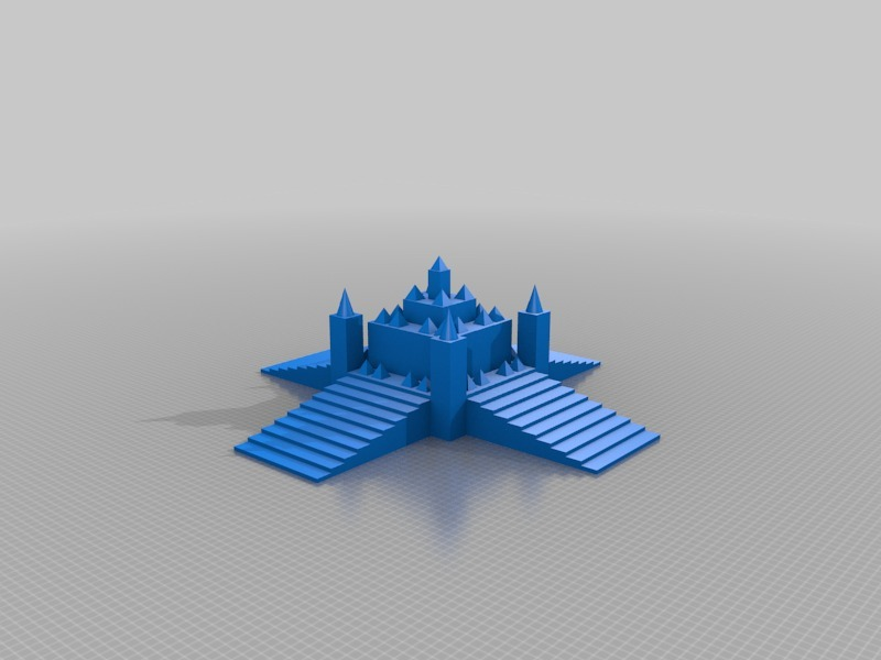 Free 3D file Ziggurat of the Spires 🏰・3D printable model to download・Cults