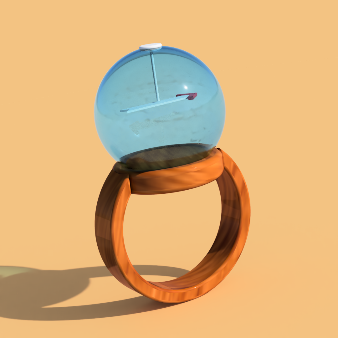 Free 3D file One Piece Log Pose - Bússola 👽・3D printer model to ...