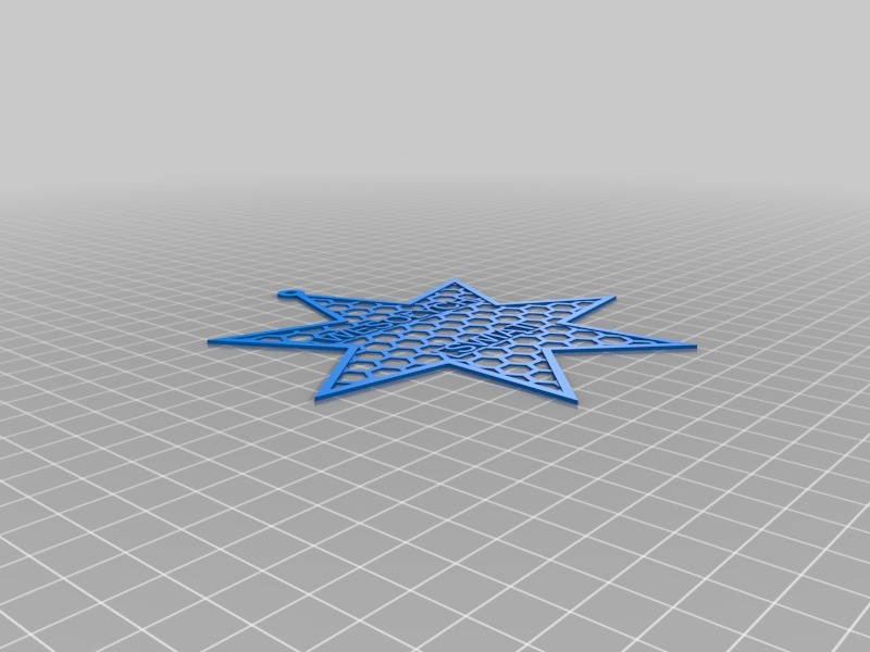 Free 3D file Customizable star with 2/3/4 TEXT FRAMES・3D printable ...