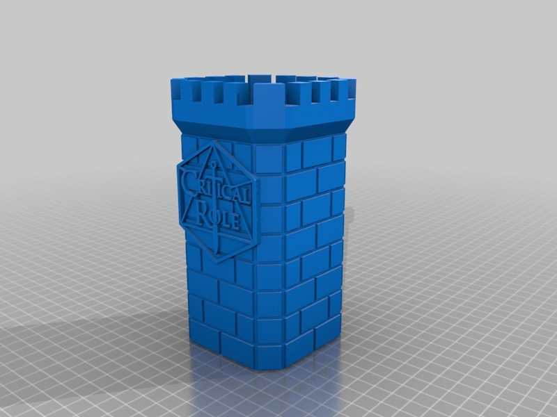 Archivo 3D gratuito Critical Role Dice Tower Castle remix 🎲・Design para ...