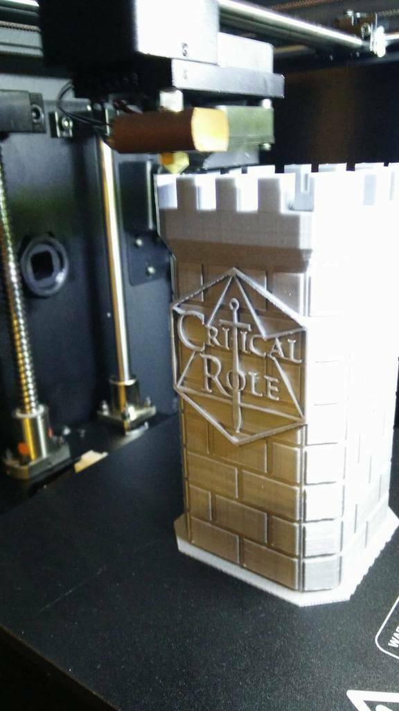 Archivo 3D gratuito Critical Role Dice Tower Castle remix 🎲・Design para ...