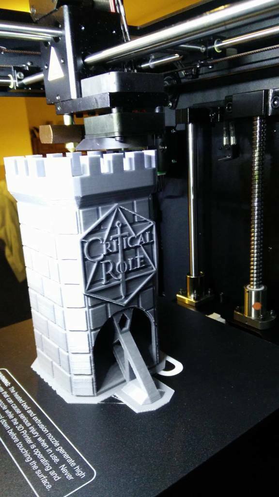 Free 3D file Critical Role Dice Tower Castle remix 🎲・3D printer design ...