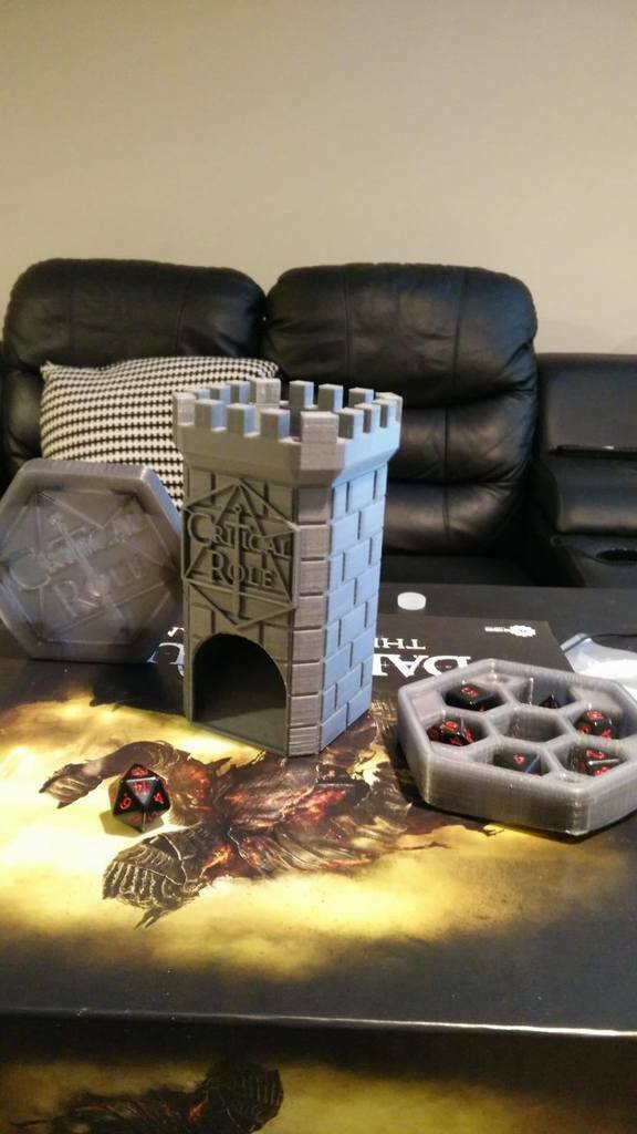 Archivo 3D gratuito Critical Role Dice Tower Castle remix 🎲・Design para ...