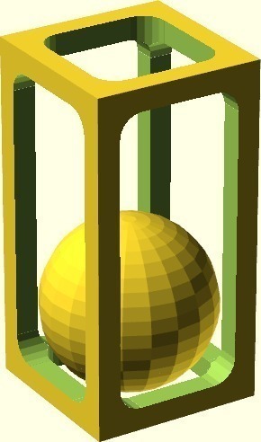 Free 3D file Resizable Ball Cage 👽・3D print model to download・Cults