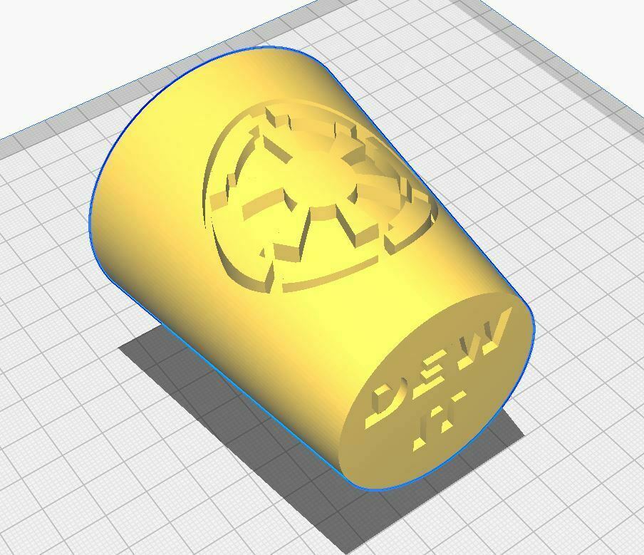 Free 3D file STAR WARS Imperial Dice Cup ⭐・3D print object to download ...