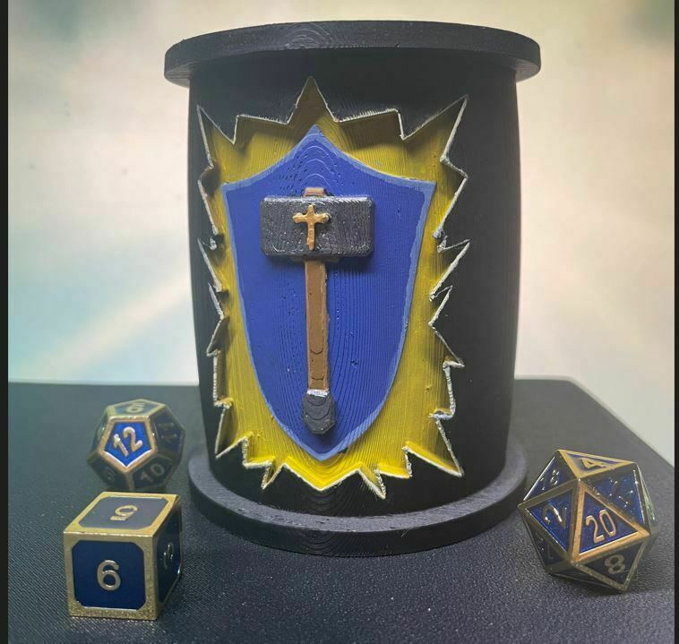 Free 3D file DnD Cleric Dice Cup・3D printable model to download・Cults