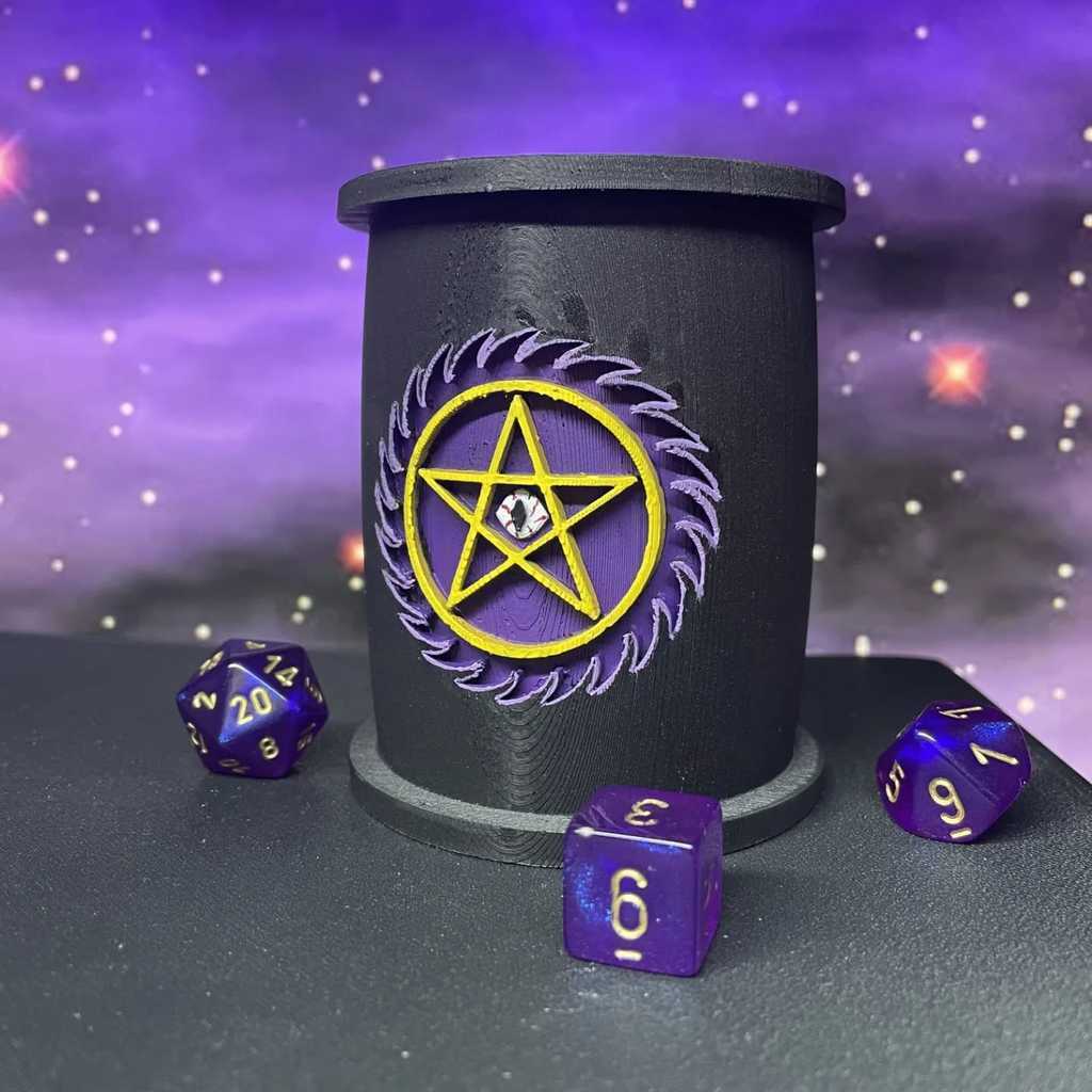 Free 3D file DnD Warlock Dice Cup 🎲・3D printable model to download・Cults