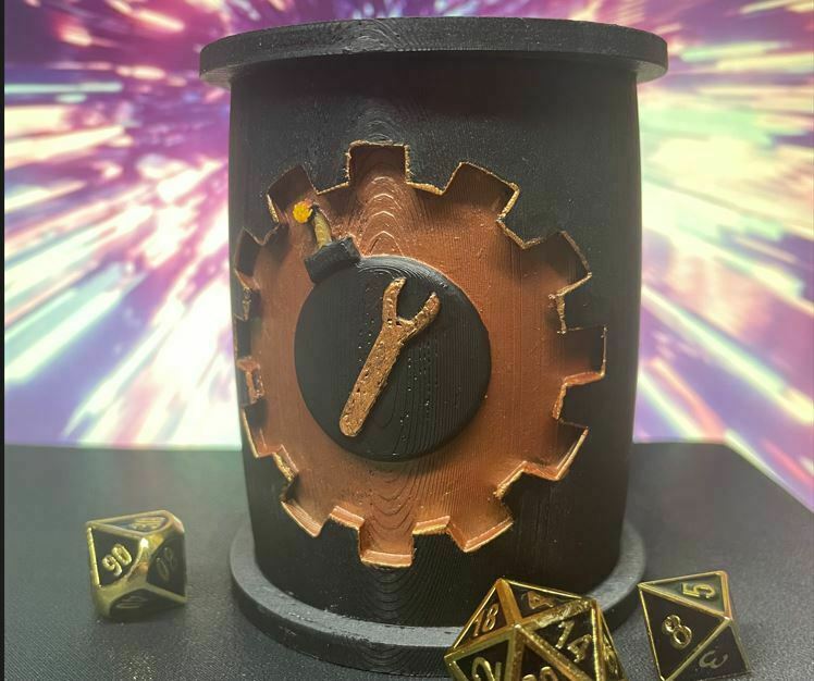 Free 3D file DnD Artificer Dice Cup 🎲・Object to download and to 3D ...
