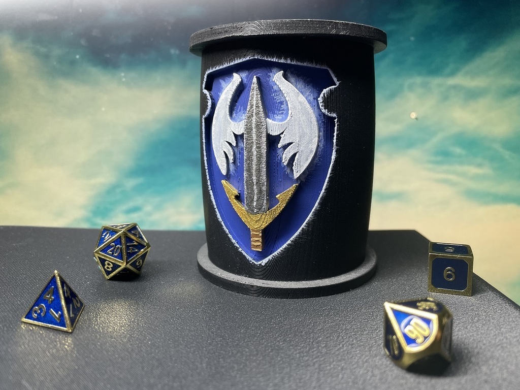 Free 3D file DnD Fighter Dice Cup V1.1 🎲・Template to download and 3D ...